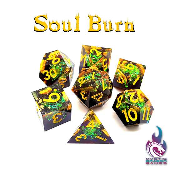 SOUL BURN SHARP EDGE DICE – Mystic Dragon Games