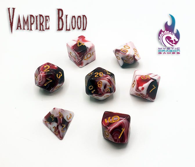 VAMPIRE BLOOD DICE SET – Mystic Dragon Games